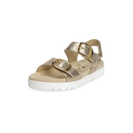 vitaform Hirschleder Sandalen in gold | Gr.: 41