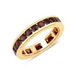 Rafaela Donata Ring aus Sterling Silber mit Granat in gelbgold | Gr.: 56