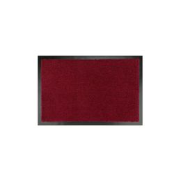 WohnDirect Fu&szlig;matten f&uuml;r Innen & Au&szlig;en T&Uuml;RMATTE 1 in Rot | Gr.: 60 x 90 cm