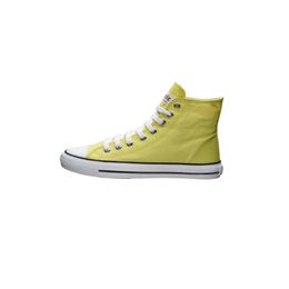 Ethletic Canvas Sneaker White Cap Hi Cut in Lime Yellow P | Just White | Gr.: 38