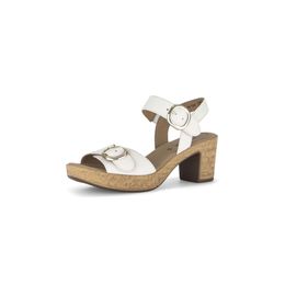 Gabor Riemchensandalen in creme | Gr.: 38