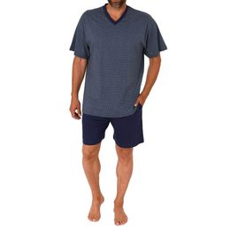 Normann Kurzarm Schlafanzug Shorty Pyjama - 78130 in gr&uuml;n | Gr.: 58
