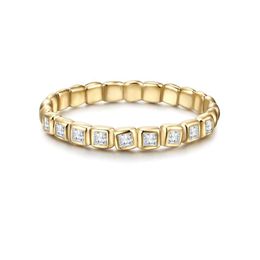 Glanzst&uuml;cke M&uuml;nchen Glanzst&uuml;cke M&uuml;nchen Ring aus Sterling Silber mit Zirkonia in gelbgold | Gr.: 50