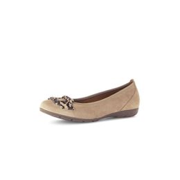Gabor Sportliche Ballerinas in beige | Gr.: 42