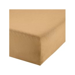 Erwin M&uuml;ller Erwin M&uuml;ller Single-Jersey Boxspringbett-Spannbettlaken Freising in beige | Gr.: 140x200 cm - 160x220 cm
