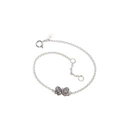 SILBERKETTEN-STORE 925 Silber Armband "Schmetterling" | Gr.: 18