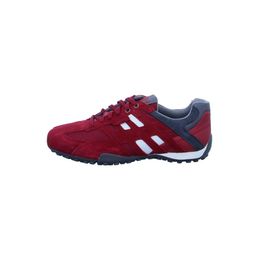 Geox Sportliche Schn&uuml;rschuhe in Rot | Gr.: 43