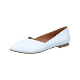 Piazza Klassische Ballerinas, Slipper in wei&szlig; | Gr.: 36