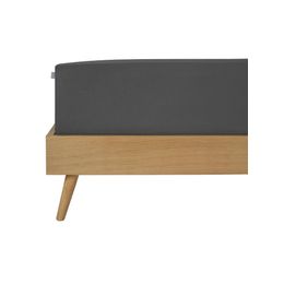 Schiesser Spannbettlaken Flexi in Dunkelgrau | Gr.: 180 x 200 cm