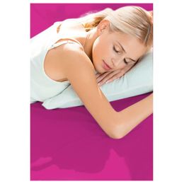 Bassetti Spannbettlaken TOPPER in fuchsia | Gr.: 180x200 cm - 200x220 cm