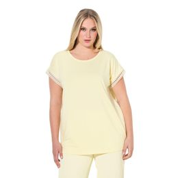 Ulla Popken Shirt in weiches gelb | Gr.: 46-48