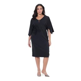 Ulla Popken Midikleid in schwarz | Gr.: 58 - Normalgr&ouml;&szlig;e