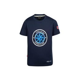Trollkids Funktionsshirt Windrose in navy/grey | Gr.: 140