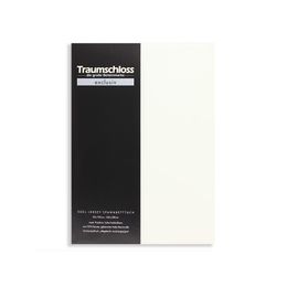 Traumschloss Exclusiv Edel-Jersey Spannbettlaken in schnee | Gr.: 140-160 x 200 cm