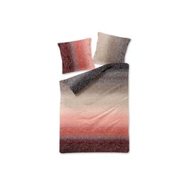 Traumschlaf Bettw&auml;sche Breeze in bordeaux | Gr.: 135 x 200 + 80 x 80 cm