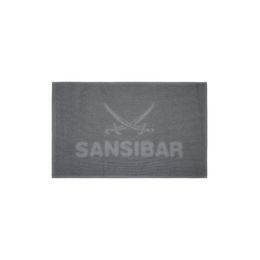 Sansibar Badteppich Pebble in Anthrazit | Gr.: 60x100 cm