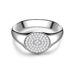 Glanzst&uuml;cke M&uuml;nchen Glanzst&uuml;cke M&uuml;nchen Ring aus Sterling Silber mit Zirkonia in silber | Gr.: 48