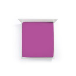 Formesse Spannbettlaken Bella Donna Jersey in Fuchsia | Gr.: 120-x-200-cm
