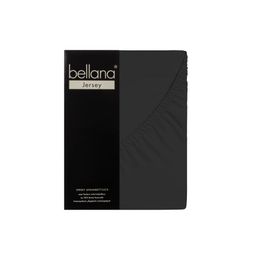 Bellana Jersey Spannbetttuch in schwarz | Gr.: 90-100 x 200 cm