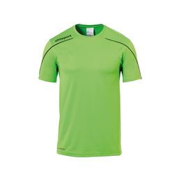 Uhlsport Trainings-T-Shirt STREAM 22 in fluo gr&uuml;n/schwarz | Gr.: 116