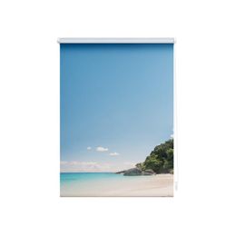 LICHTBLICK Seitenzugrollo in Blau | Gr.: 90 x 150 cm