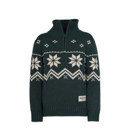 Band of Rascals Pullover " Norway III " in racing-green | Gr.: 140