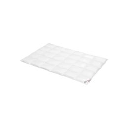 Schlafstil Ganzjahres-G&auml;nsedaunenbettdecke Normal "D600" in wei&szlig; | Gr.: 155x220 cm