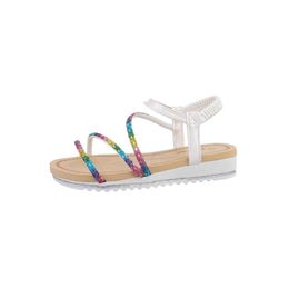Ital-Design Sandale & Sandalette in Wei&szlig; | Gr.: 41