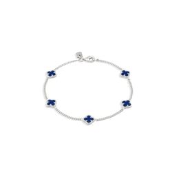 Kuzzoi Armband 925 Sterling Silber in Blau | Gr.: 21 cm