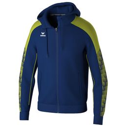 Erima Herren Trainingsjacke Mit Kapuze in new navy/lime | Gr.: S