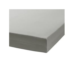 Traumschlaf Spannbettlaken Premium Interlock in grau | Gr.: 90x200 cm - 100x200 cm