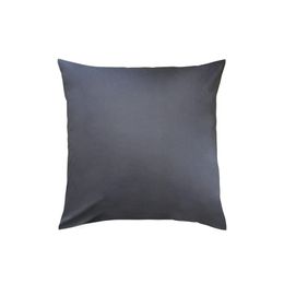Traumschlaf Bettw&auml;sche Premium Interlock Kissenbezug in anthrazit | Gr.: 40 x 80 cm