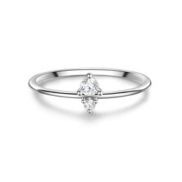 Glanzst&uuml;cke M&uuml;nchen Glanzst&uuml;cke M&uuml;nchen Ring aus Sterling Silber mit Zirkonia in silber | Gr.: 56