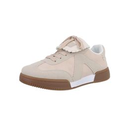 Ital-Design Freizeitschuh in Beige | Gr.: 38