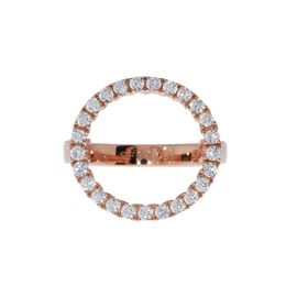 SIF JAKOBS Ring "Zirkonia ros&egrave;vergoldet R3120-cz-RG" in Ros&eacute;gold | Gr.: 54