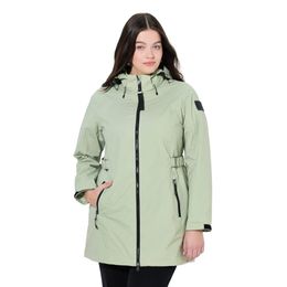 Ulla Popken Funktionsjacke in helles salbei | Gr.: 62/64