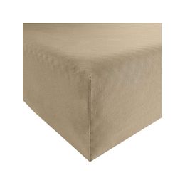 Bassetti Single-Jersey Spannbettlaken in taupe | Gr.: 90x190 cm - 100x220 cm