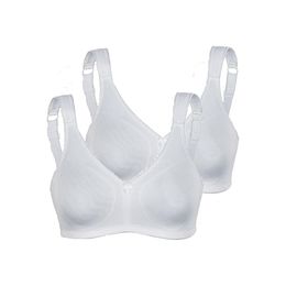Sassa Mode Sassa Soft-BH 2er Pack in wei&szlig; | Gr.: 100C