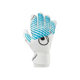 Uhlsport Torwarthandschuhe FM Cybertec Soft Pro in wei&szlig;/cyberblau/schwarz | Gr.: 4