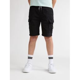 PETROL INDUSTRIES Relaxed Cargo-Shorts Bahia in Schwarz | Gr.: 164