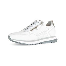 Gabor Schn&uuml;rschuhe in Weiss/Silber | Gr.: 40