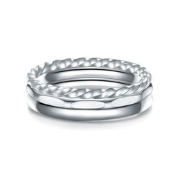 Eastside NY Ring aus Edelstahl in silber | Gr.: 60