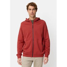 Camel Active Sweatjacke mit Taschen in Rot | Gr.: XL