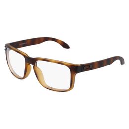 Oakley OX8156 Brille Herren | Fassung: Vollrand, Quadratisch, Havanna