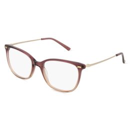 Fielmann BE 007 FA Brille Damen | Fassung: Vollrand, Quadratisch, Lila Gold