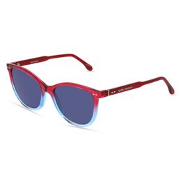Isabel Marant IM 0078/S | Damen-Sonnenbrille | Fassung: Vollrand, Butterfly, Acetat, Rose Verlaufend | Glasfarbe: Blau