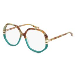 Chlo&eacute; Chlo&eacute; CH0107O WEST Brille Unisex | Fassung: Vollrand, Geometrisch, Havanna