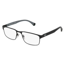 Emporio Armani EA1105 Brille Herren | Fassung: Vollrand, Quadratisch, Schwarz Matt