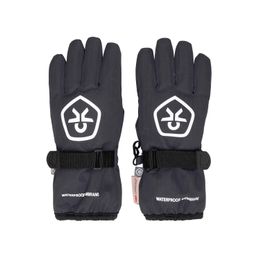 Skihandschuhe Color Kids "Skihandschuhe COGloves", M&auml;dchen, Gr. 4, grau (phantom), Obermaterial: 90% Polyester PES. 10% Polyurethan PU., Handschuhe