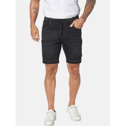 Shorts Jan Vanderstorm "Jeansshort GULLBRAND", Herren, Gr. 60, N-Gr, schwarz, Obermaterial: 60% Baumwolle CO. 38% Polyester COOLMAX PES(Coolmax). 2% Elasthan EL., Hosen Shorts